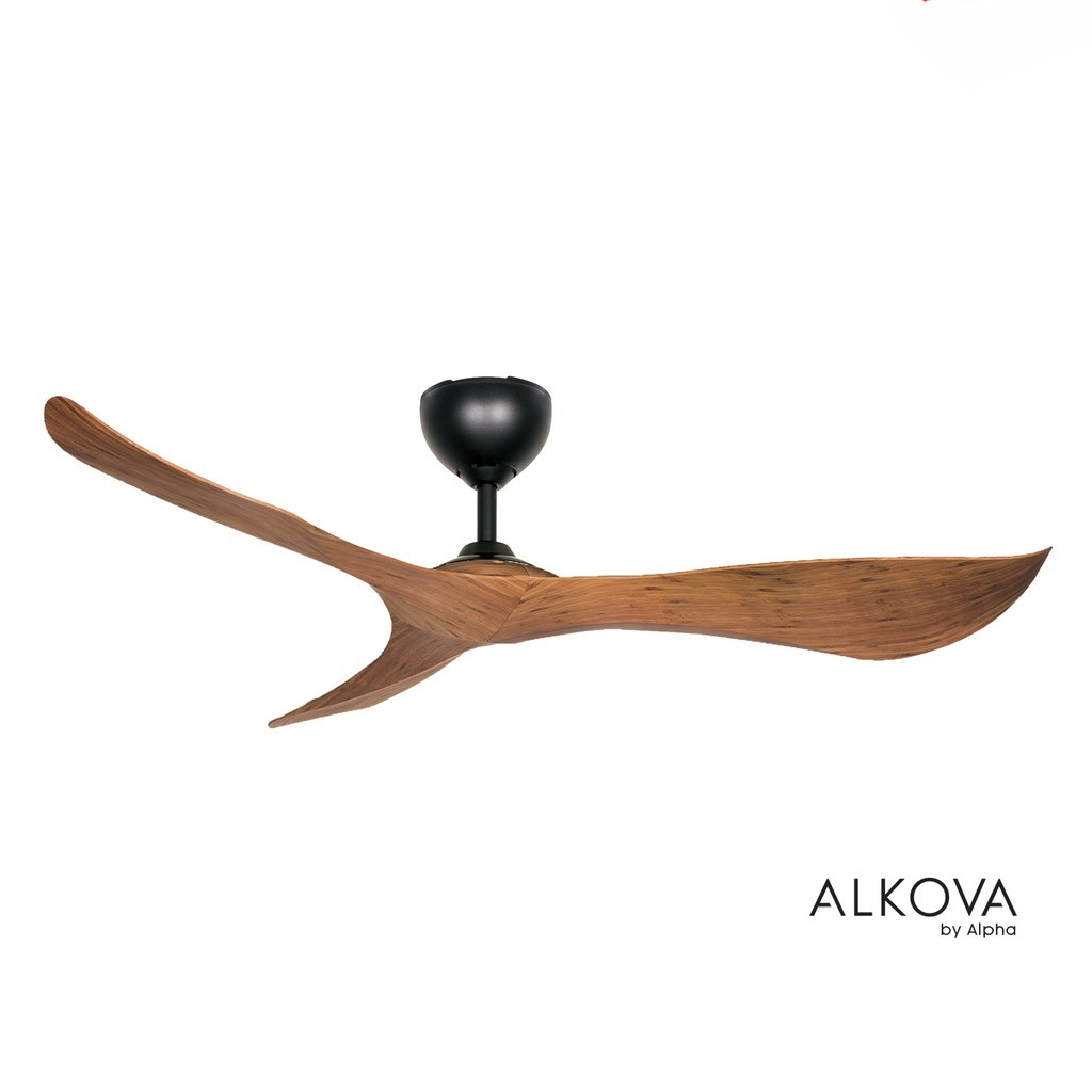 ALPHA Alkova - KOKO 56 Inch DC Motor Ceiling Fan with 3 Blades (7 + 2 ...