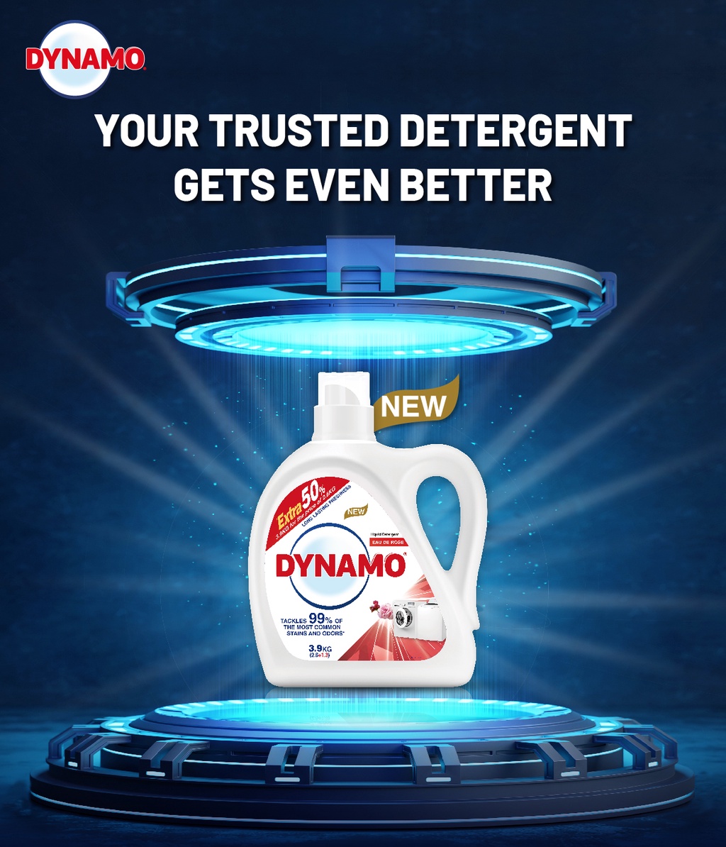 DYNAMO Laundry Detergent Fresh 1.4kg Refill | Shopee Malaysia