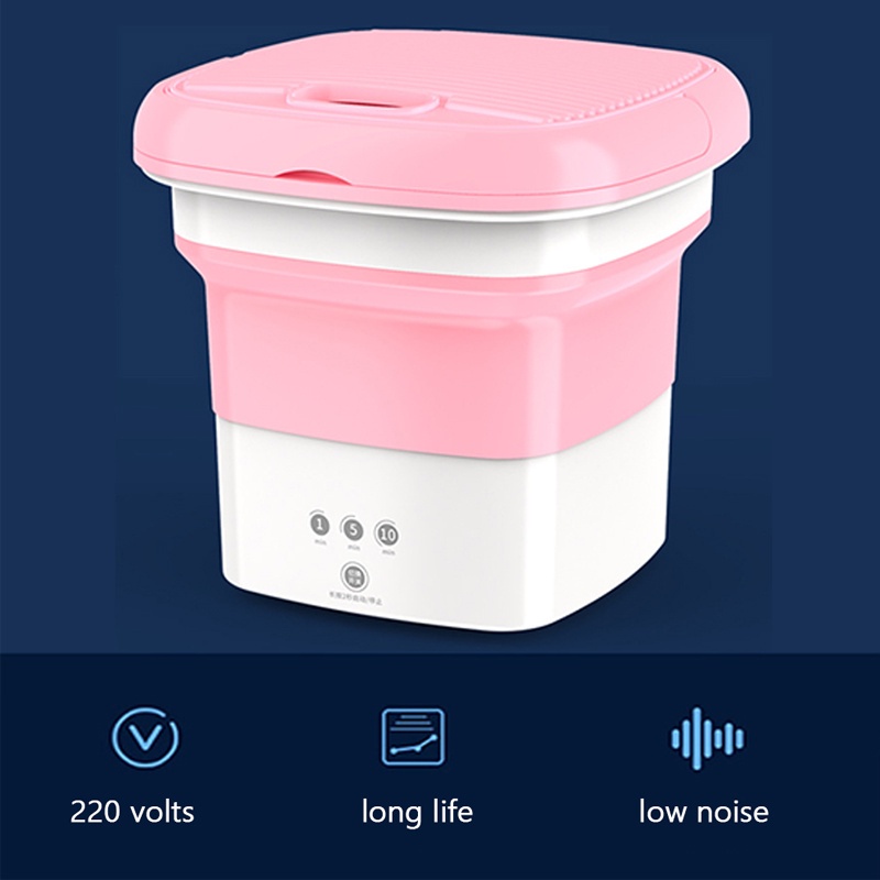 SKPLUS 4.5 Liter Mini Folding Washing Machine Smart Touch Button ...