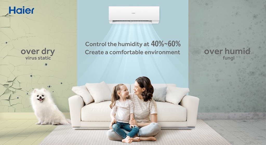 [4 Star] Haier 1.5HP Inverter Air Conditioner / Smart Clean & Dry ...
