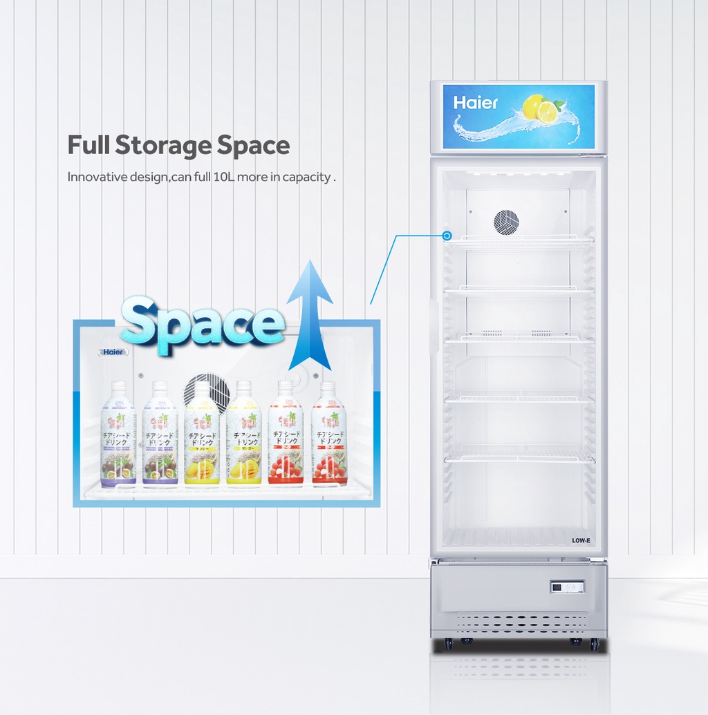 [READY STOCK] Haier 339L Display Showcase Chiller SC-348E | Shopee Malaysia