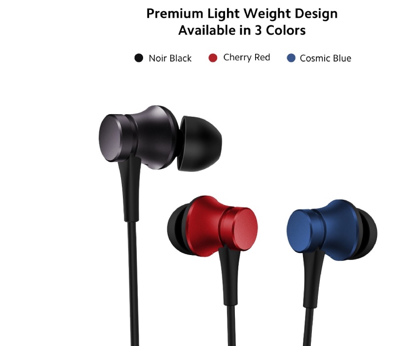 Mi Earphones Basic | Tangle Free Cable | L Shaped 3.5mm Jack | High ...