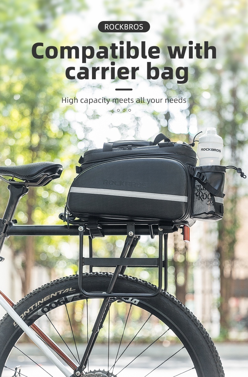 ROCKBROS Bicycle Cargo Rack Rear Bike Pannier Rack Quick Release MTB ...