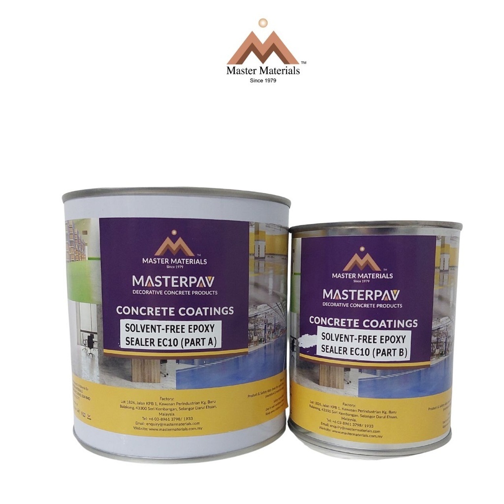 MASTERPAV Solvent Free Epoxy Sealer (1kg/Set) EC10 | Shopee Malaysia