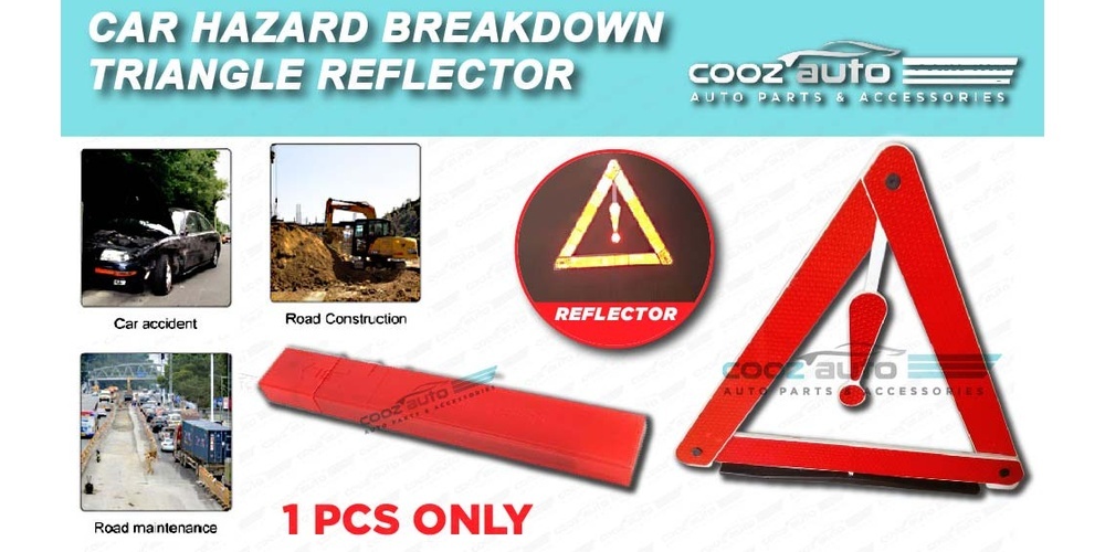 Lorry Car Emergency Triangle Reflector Foldable Stand Service PVC BOX ...