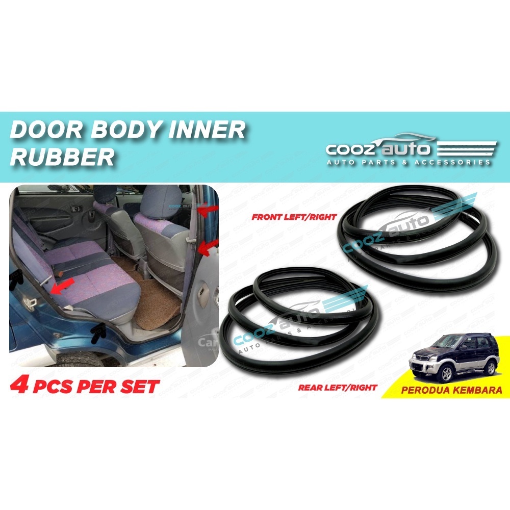 Perodua Kembara Door Inner Rubber Door Rubber Weatherstrip Body Rubber ...