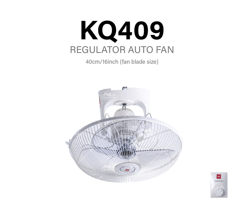 KDK Kq409 Auto Fan – 16 Inch Fan Blade, Regulator Control, 360 ...