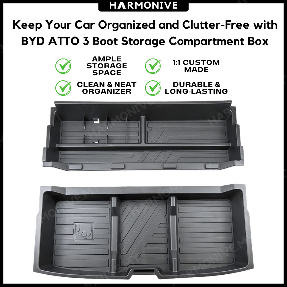 BYD ATTO 3 Boot Storage Compartment Box (Ready Stock) | Shopee Malaysia