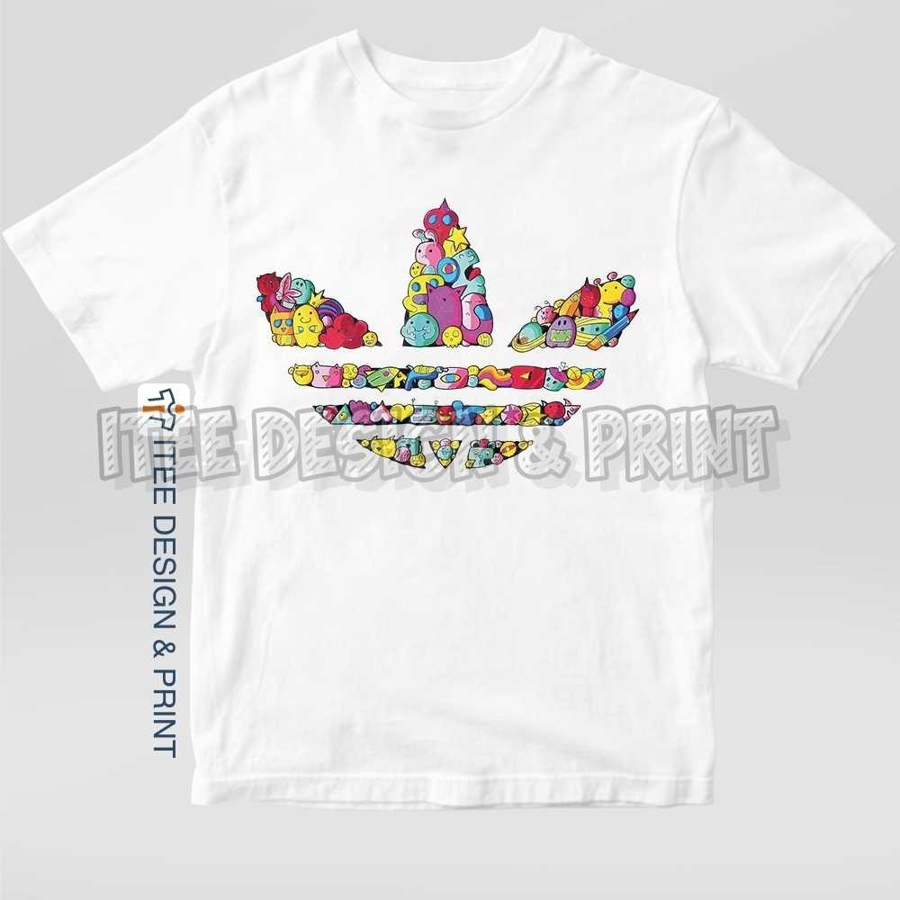 Creative Doodle Baju Kemeja Budak Perempuan Kids Shirt Men Dress Plus ...