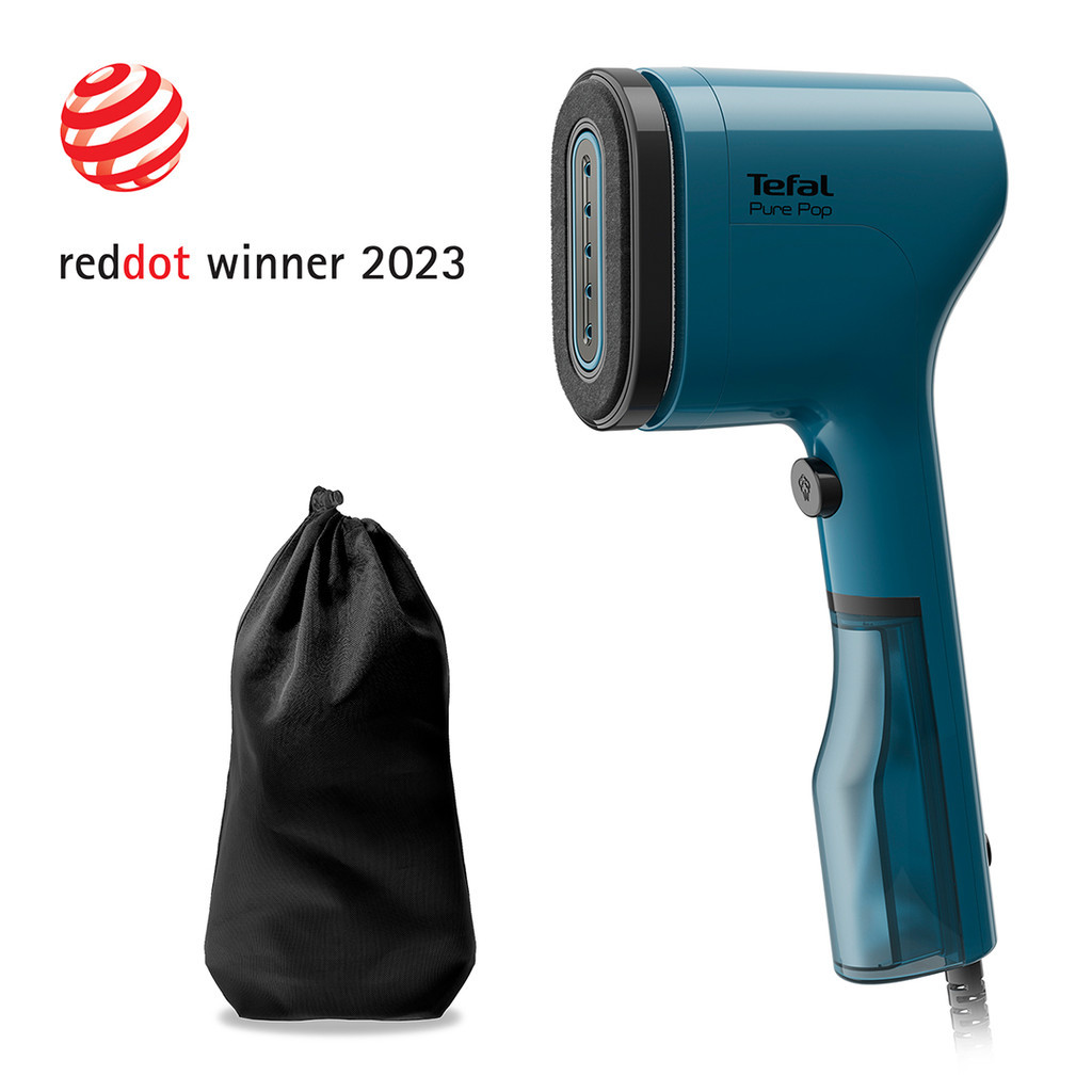Tefal Pure Pop DT2020 Handheld Garment Steamer (20g/min, Reversible pad ...