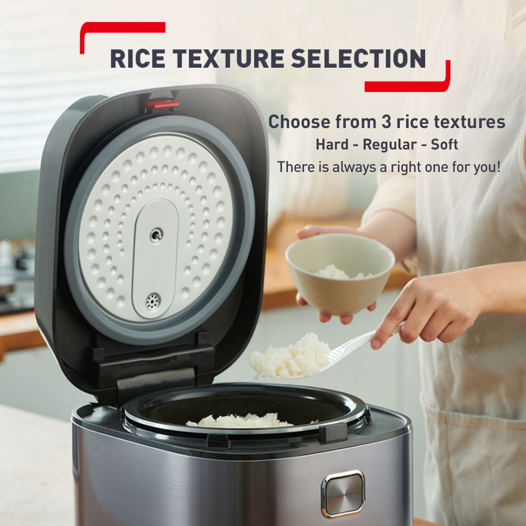 Tefal Delirice Plus Fuzzy Logic Rice Cooker 1.8L (RK776B) | Shopee Malaysia