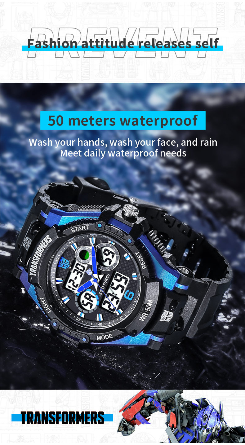 ZGO x Transformers Children's Watch Boys Primary School Students Boys ...