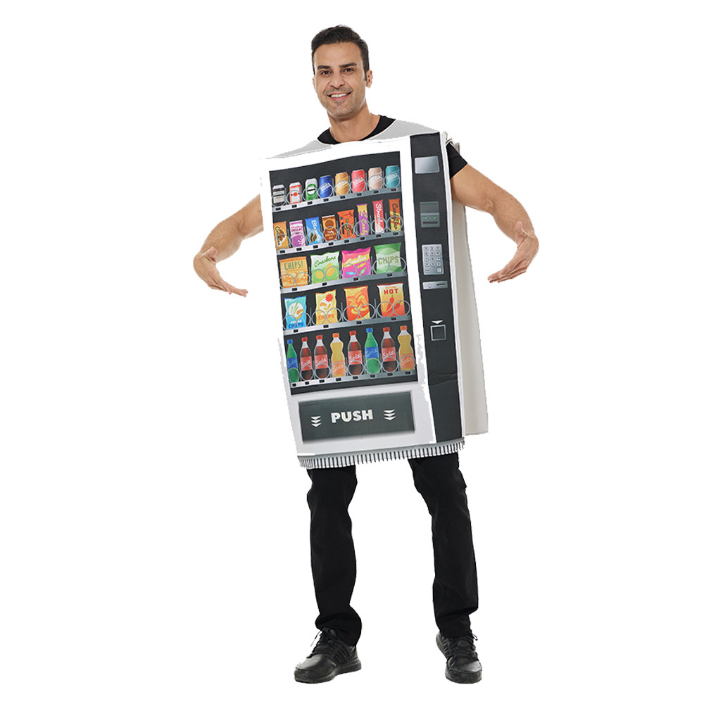 Ready Stock Women & Men Funny Vending Machine Costume Adult Delicious ...