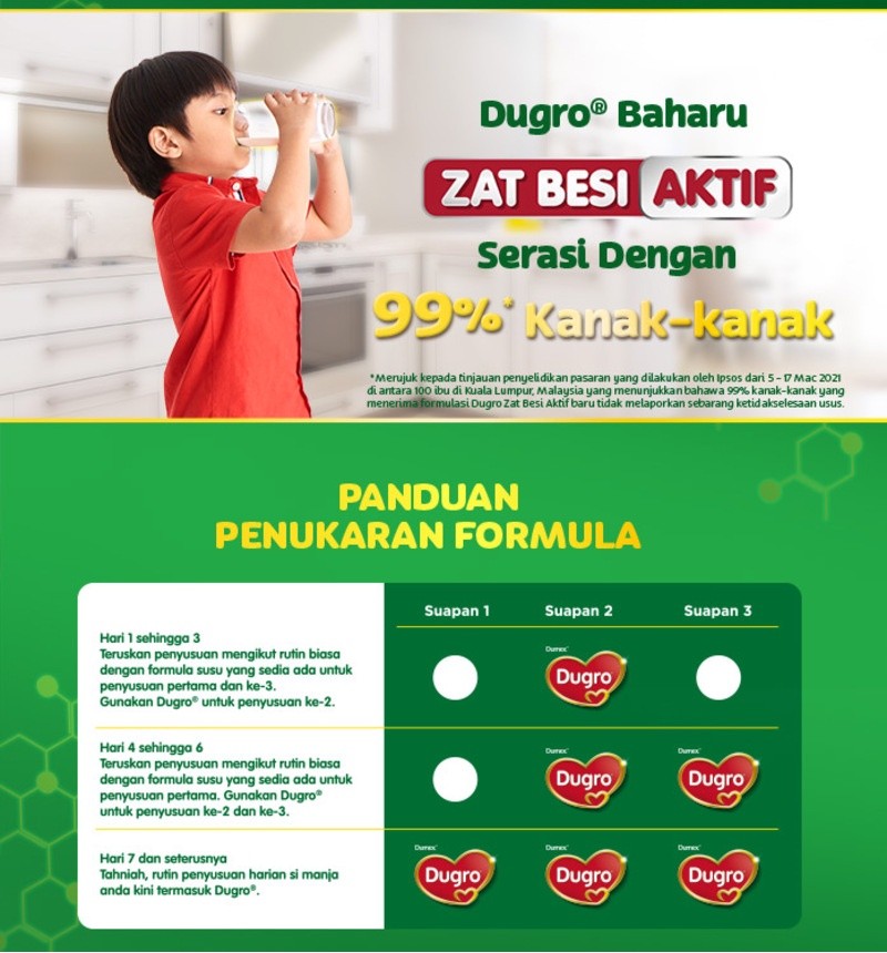 Dumex Dupro Step 1 Infant Milk Formula 0-12 months (850g) (Susu, Milk ...