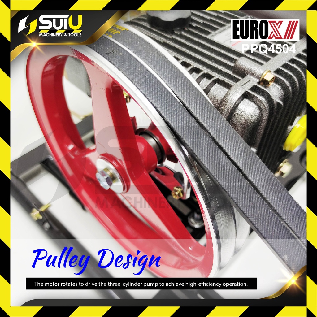 [ HOT SELLING ] EUROX PPQ4504 / PPQ4504S 40Bar Plunger Water Pump with ...