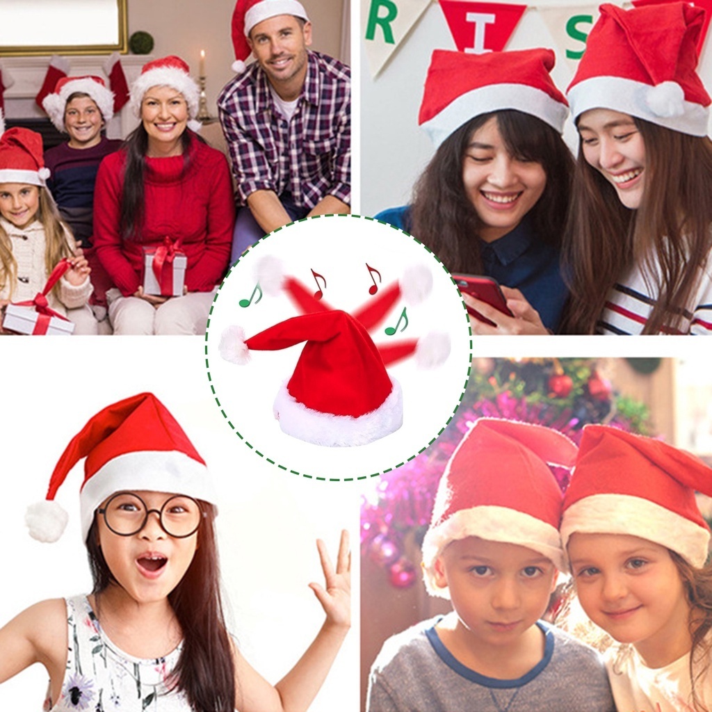 livecity | Electric Christmas Hat Fun and Festive Battery-operated ...
