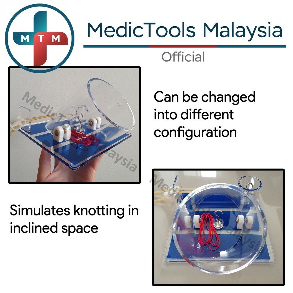 MedicTools Knot Tying Trainer Knot Tying Board Suture Knot Tying ...