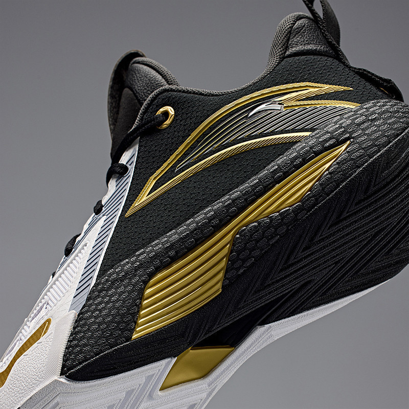 ANTA Men Flash Battle 5 Basketball Shoes 812341113-1 White/Black/Golden ...