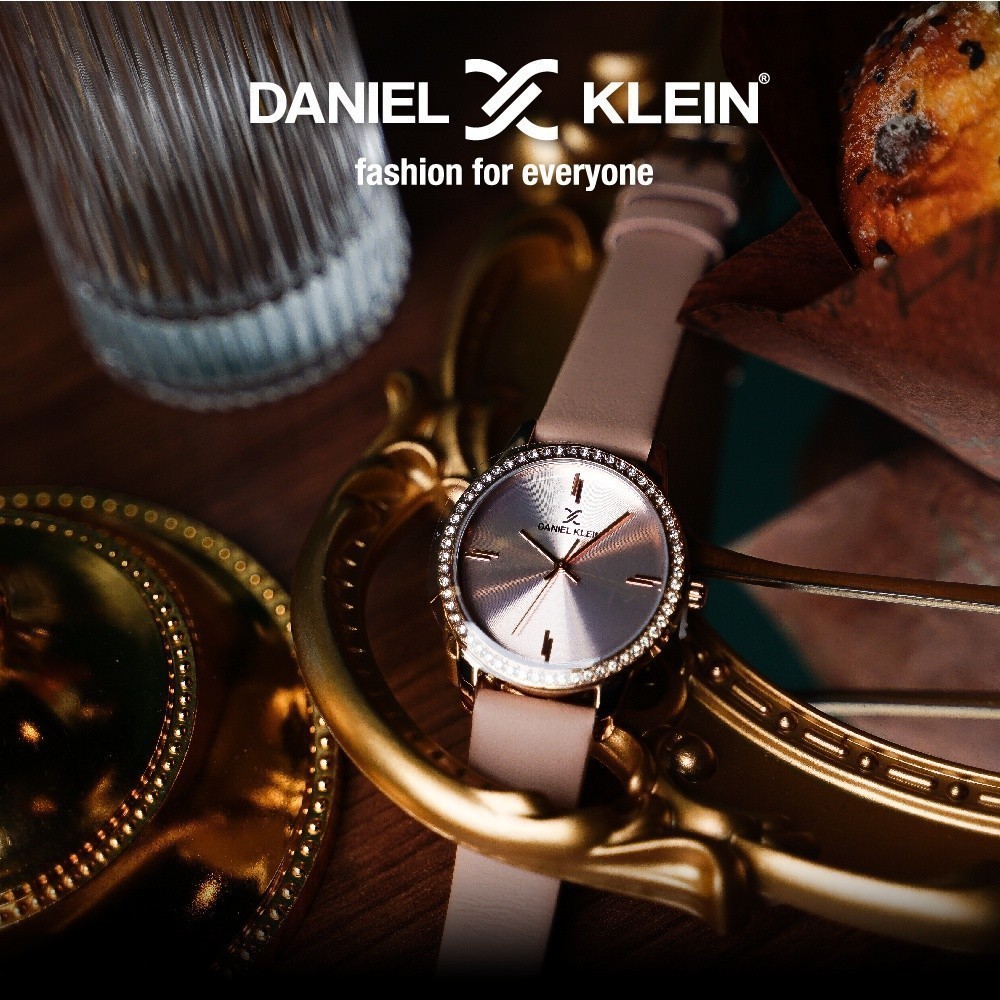 Daniel Klein Exclusive Men's Chronograph Watch Black Silicone Strap DK ...