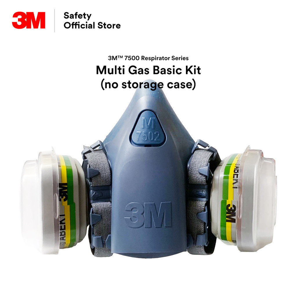 3M™ Ultimate Comfort Multi Chemical/Gas Respirator Set 7500 Series ...