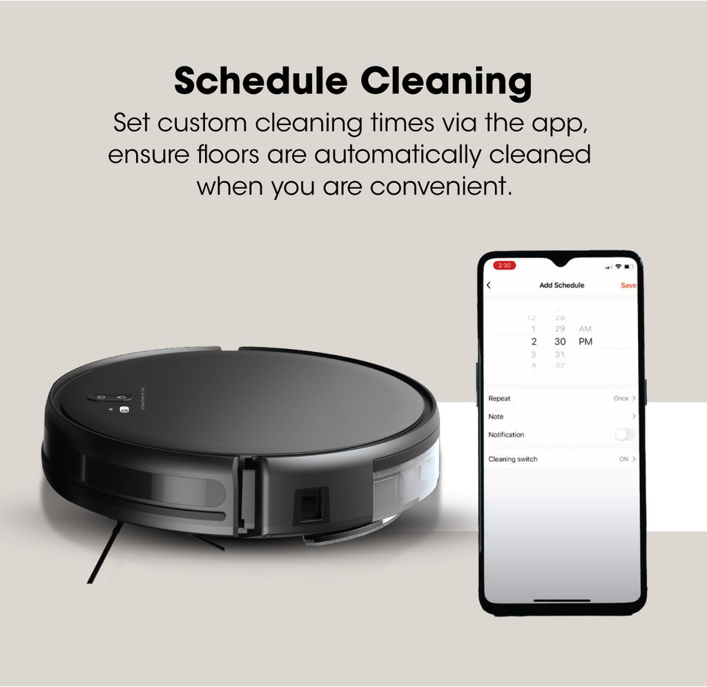 KHIND Vakum Robotik | Smart WIFI Robotic Vacuum VC9E21 | Shopee Malaysia