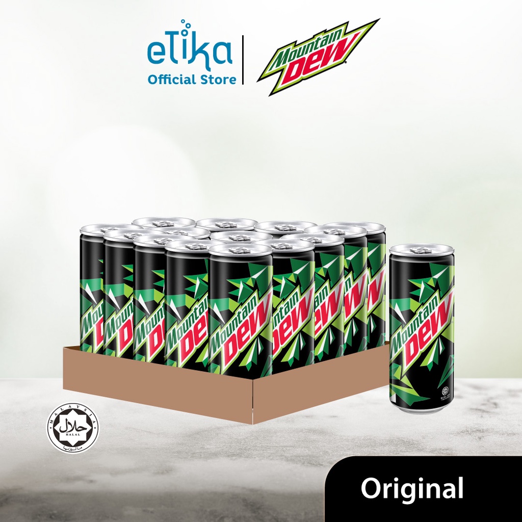 MOUNTAIN DEW 320ml x 24 cans (Carton) | Shopee Malaysia
