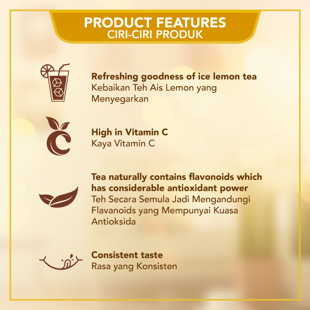 NESTEA Lemon Tea Teh Lemon - 560g | Shopee Malaysia