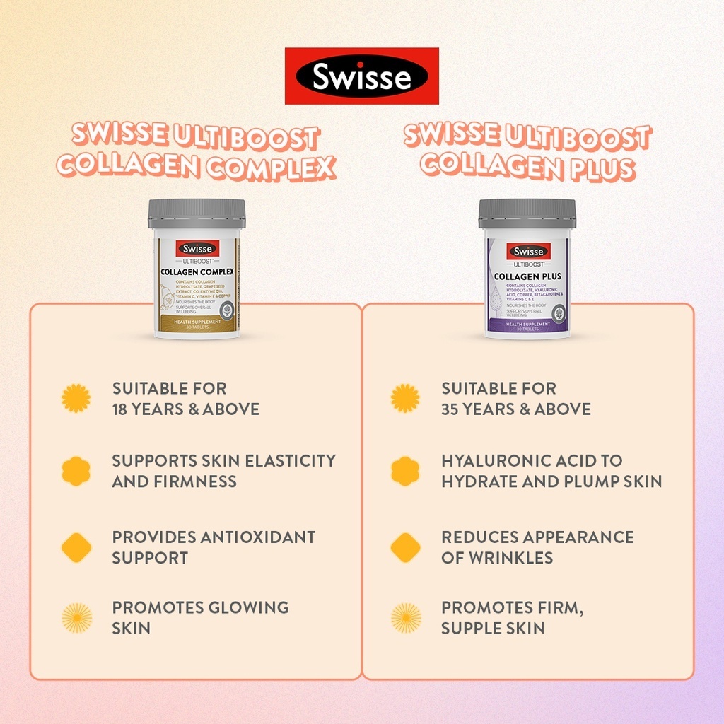 [Twin Pack] Swisse Ultiboost Collagen Plus 30 Tabs | Shopee Malaysia