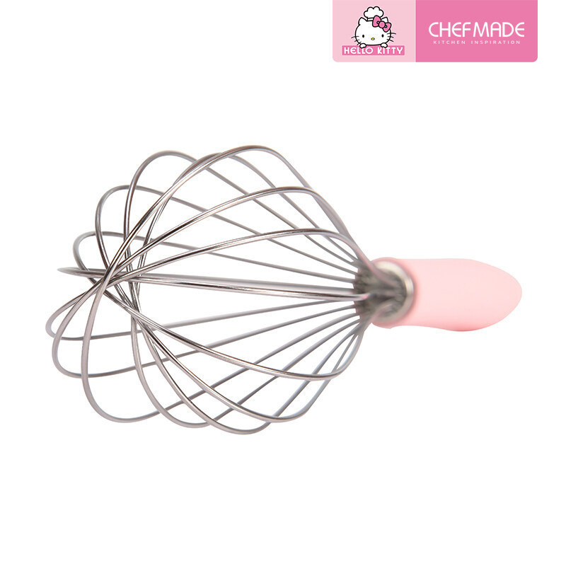 [CHEFMADE.os] HELLO KITTY Stainless Steel Balloon Wire Whisk Manual Egg ...