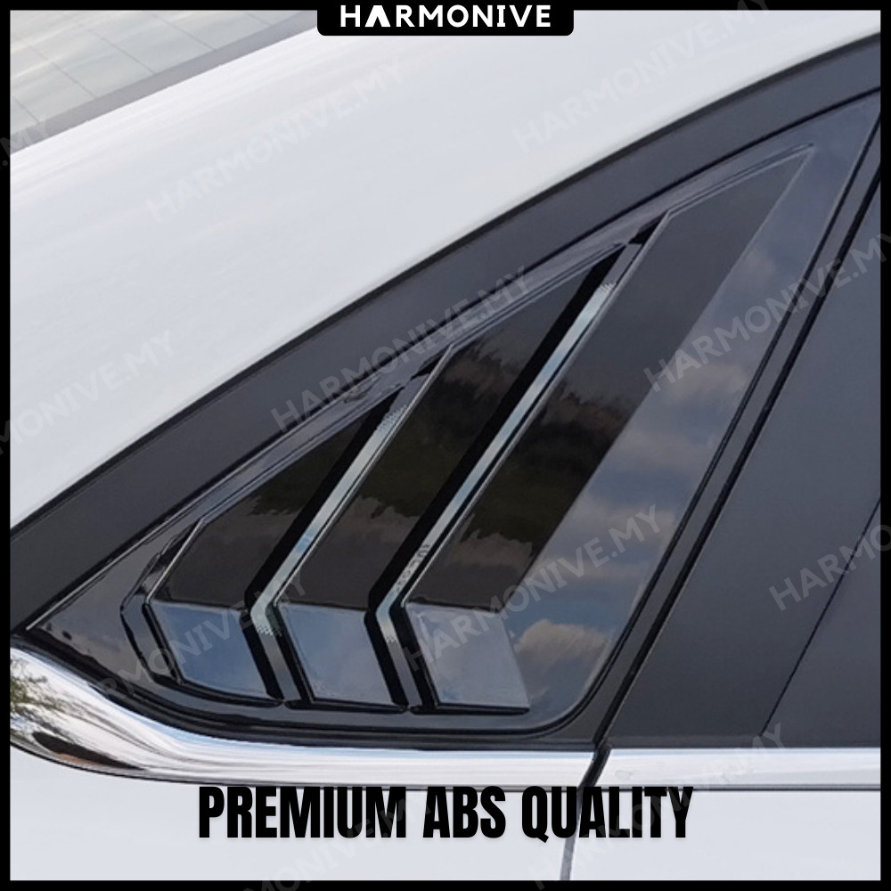 PROTON S70 Rear Window Cover Triangular Blinds Carbon Fiber Covers ...