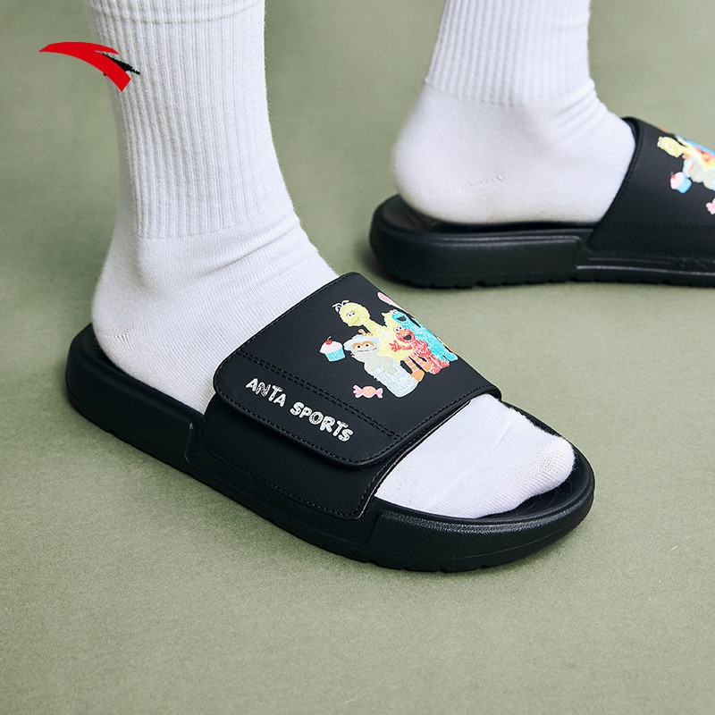 ANTA Men Sesame Street Slippers Comfortable Causal Fashion 812338515-2 ...