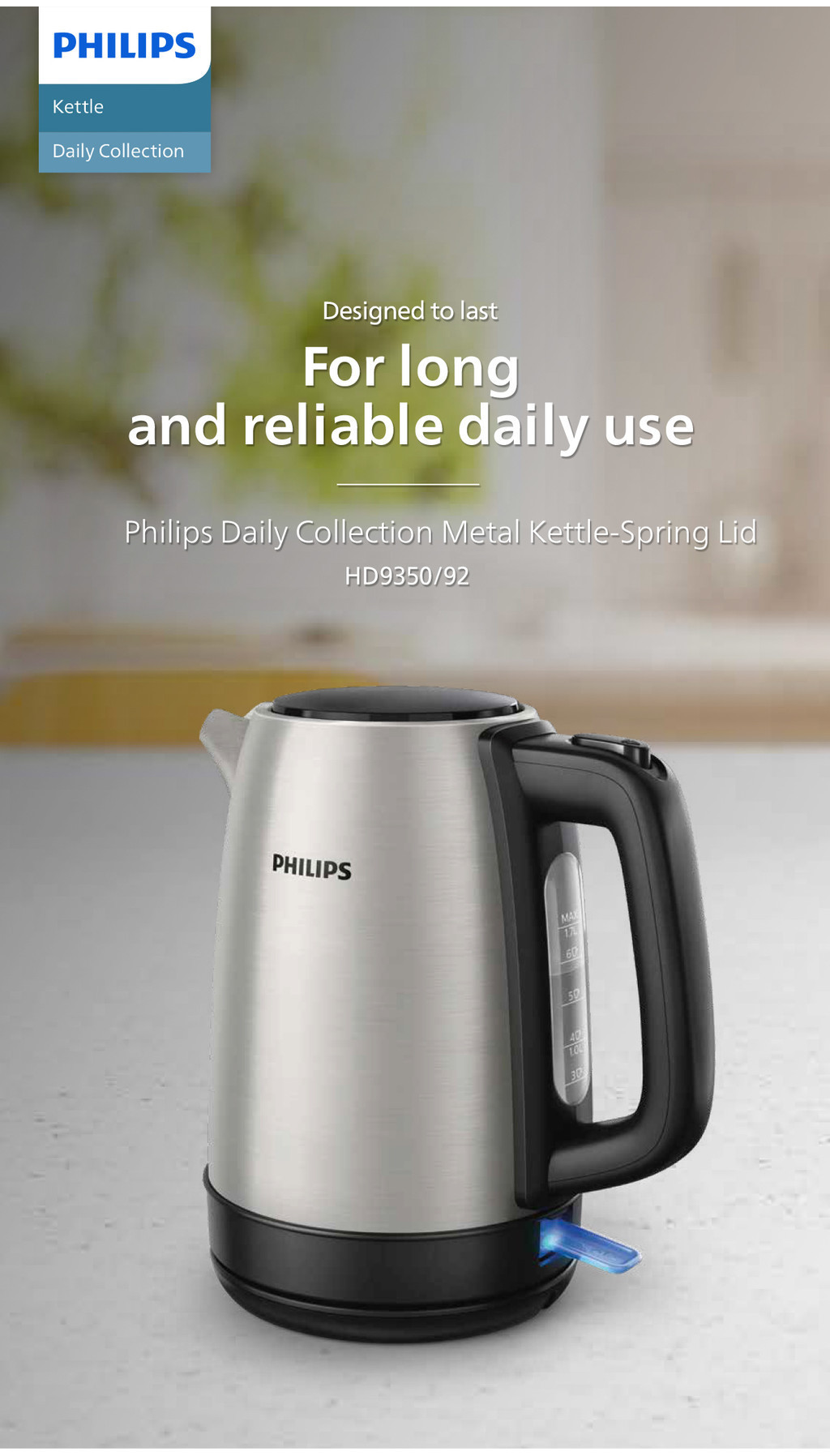 Philips Daily Collection Kettle HD9350 | HD9350/92 | Shopee Malaysia