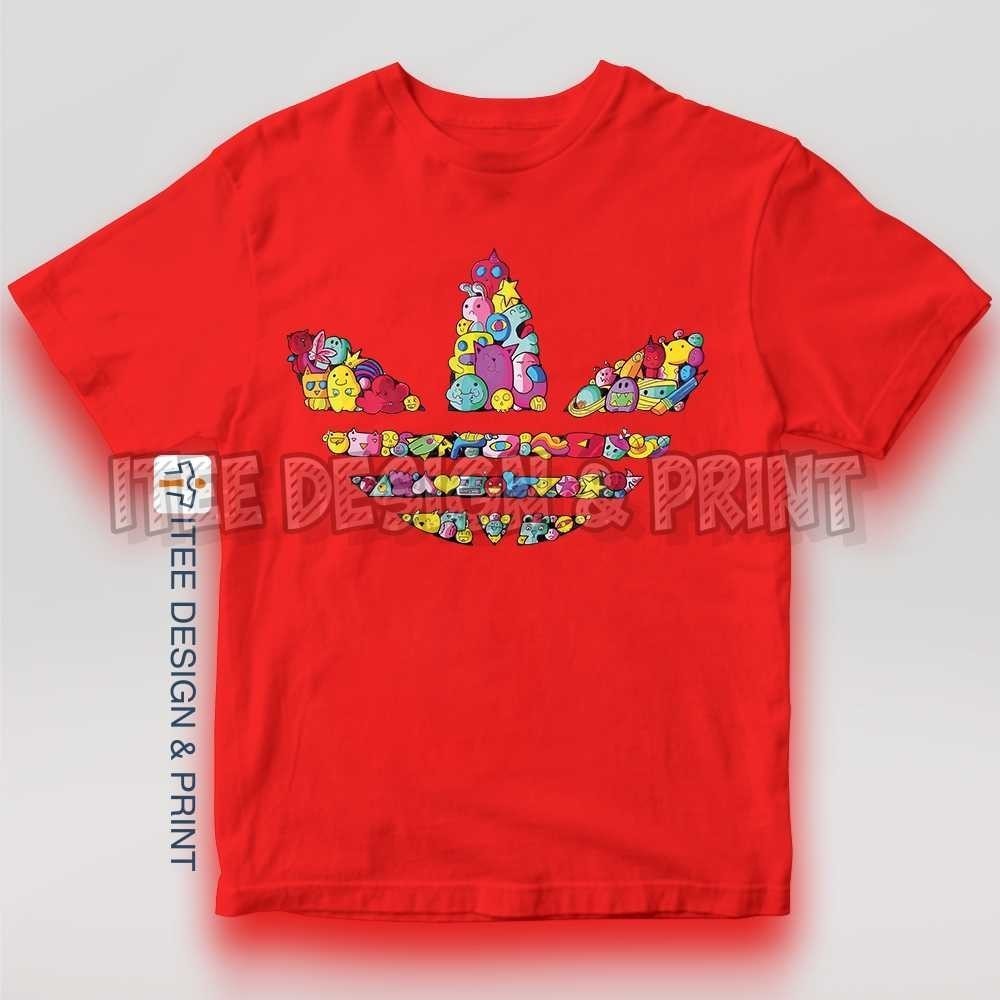 Creative Doodle Baju Kemeja Budak Perempuan Kids Shirt Men Dress Plus ...
