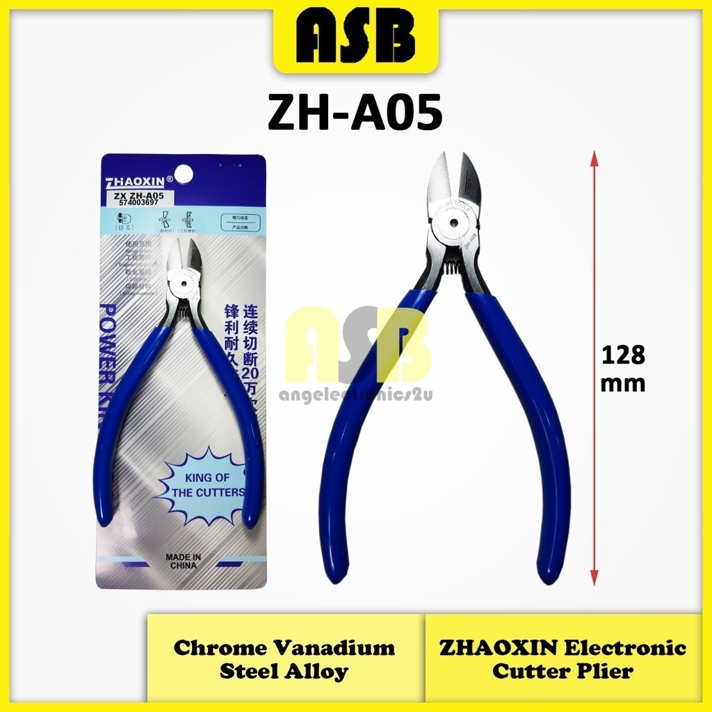 (1pc) ZHAOXIN ZH-A05 Electronic Cutter Plier / Playar Pemotong Sisi ...