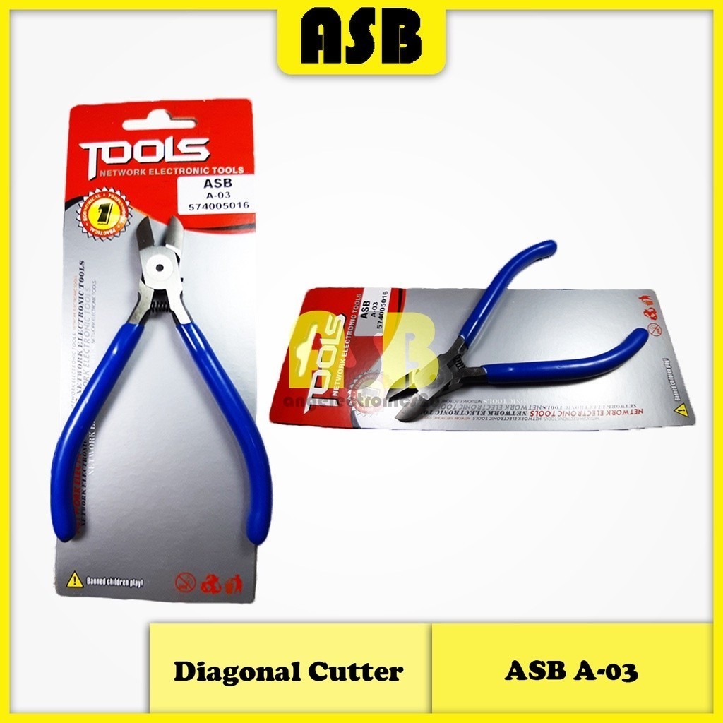 (1pc) ASB Diagonal Cutting Cutter (A-03) (5') (574005016) | Shopee Malaysia