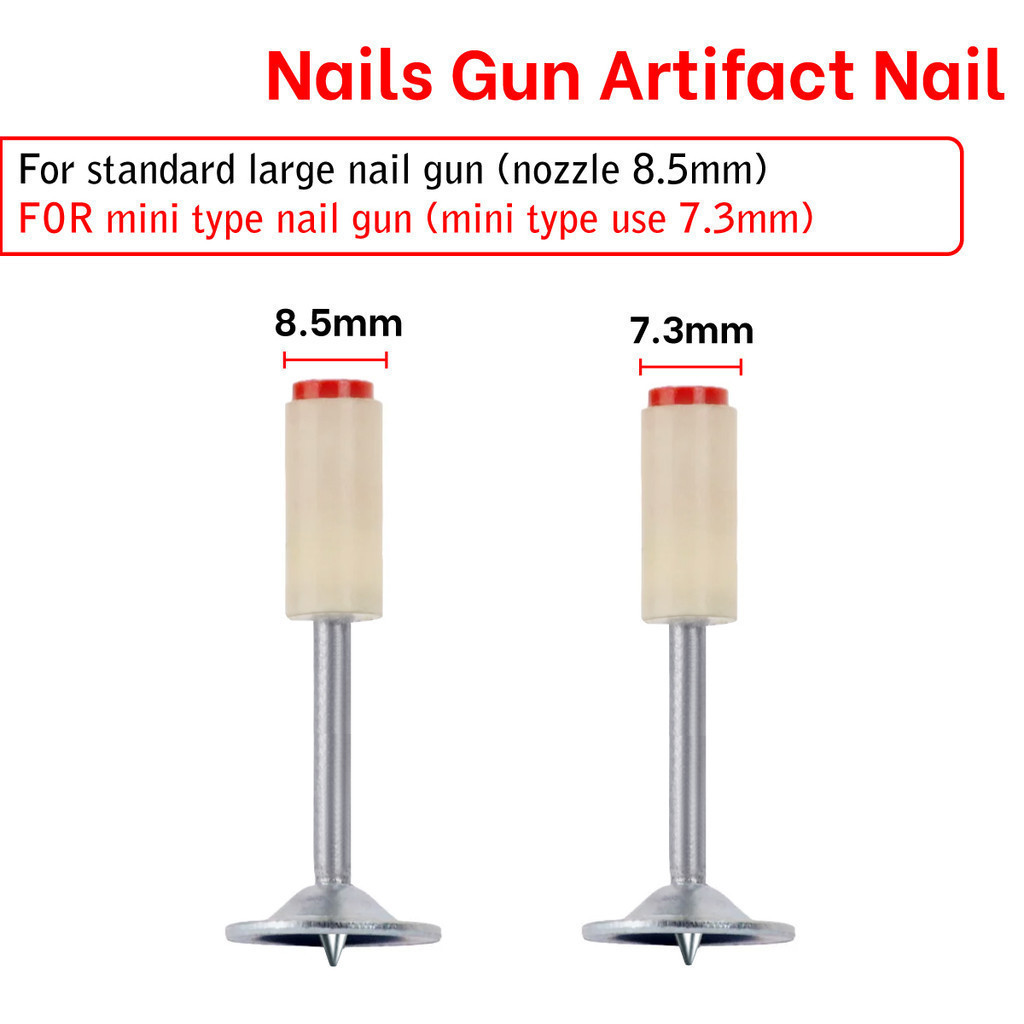 M Mall 7.3MM/8.5MM Steel Nail Gun Rivet Tool Nail Puncher Paku Dinding ...