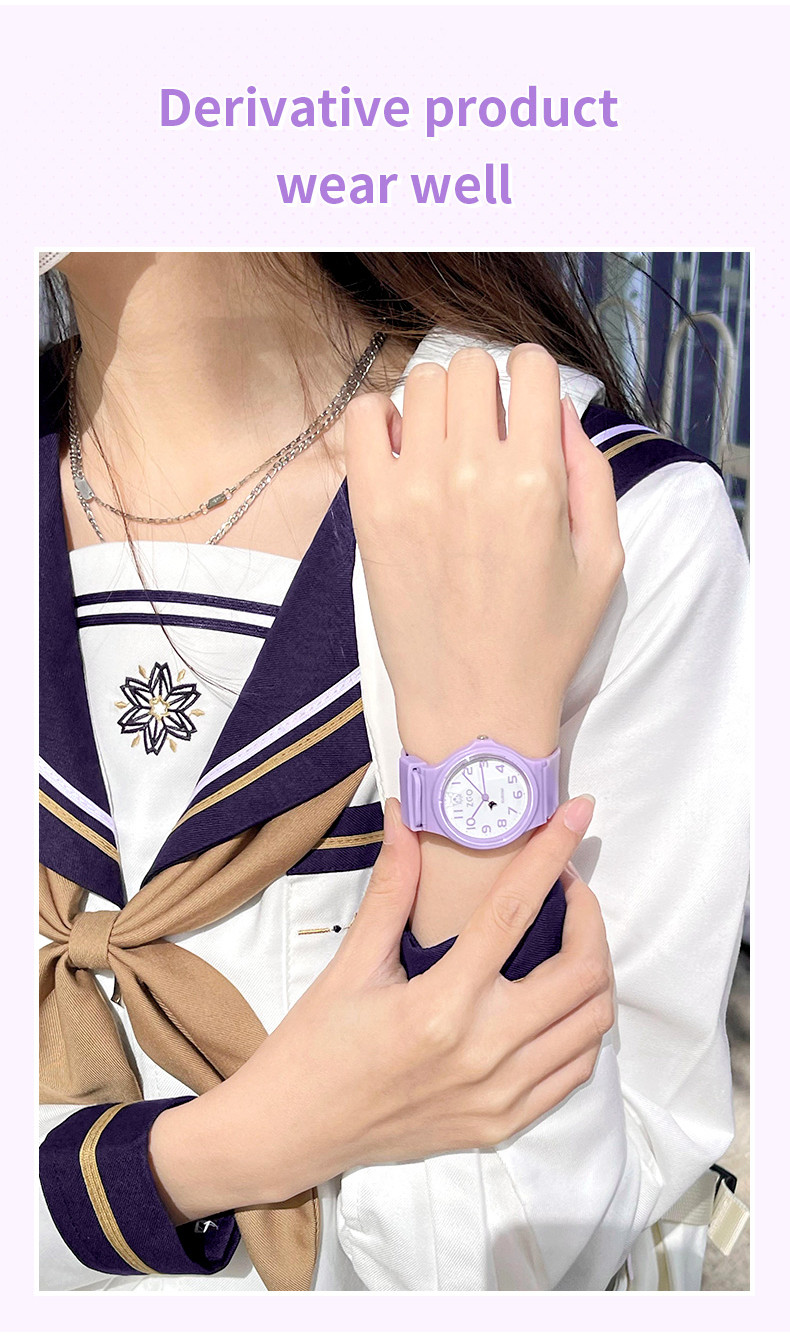 ZGO x Sanrio Kuromi Electronic Watch For Female Women Girls Kids8522 ...