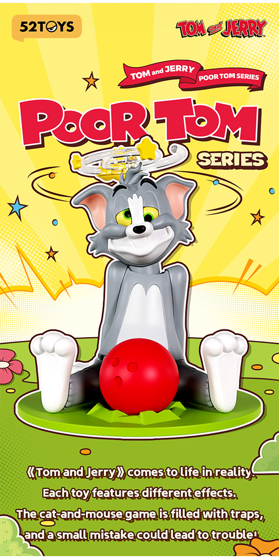 52TOYS TOM and JERRY - Poor TOM Series Series Blind Box Figure Toy | Shopee Malaysia