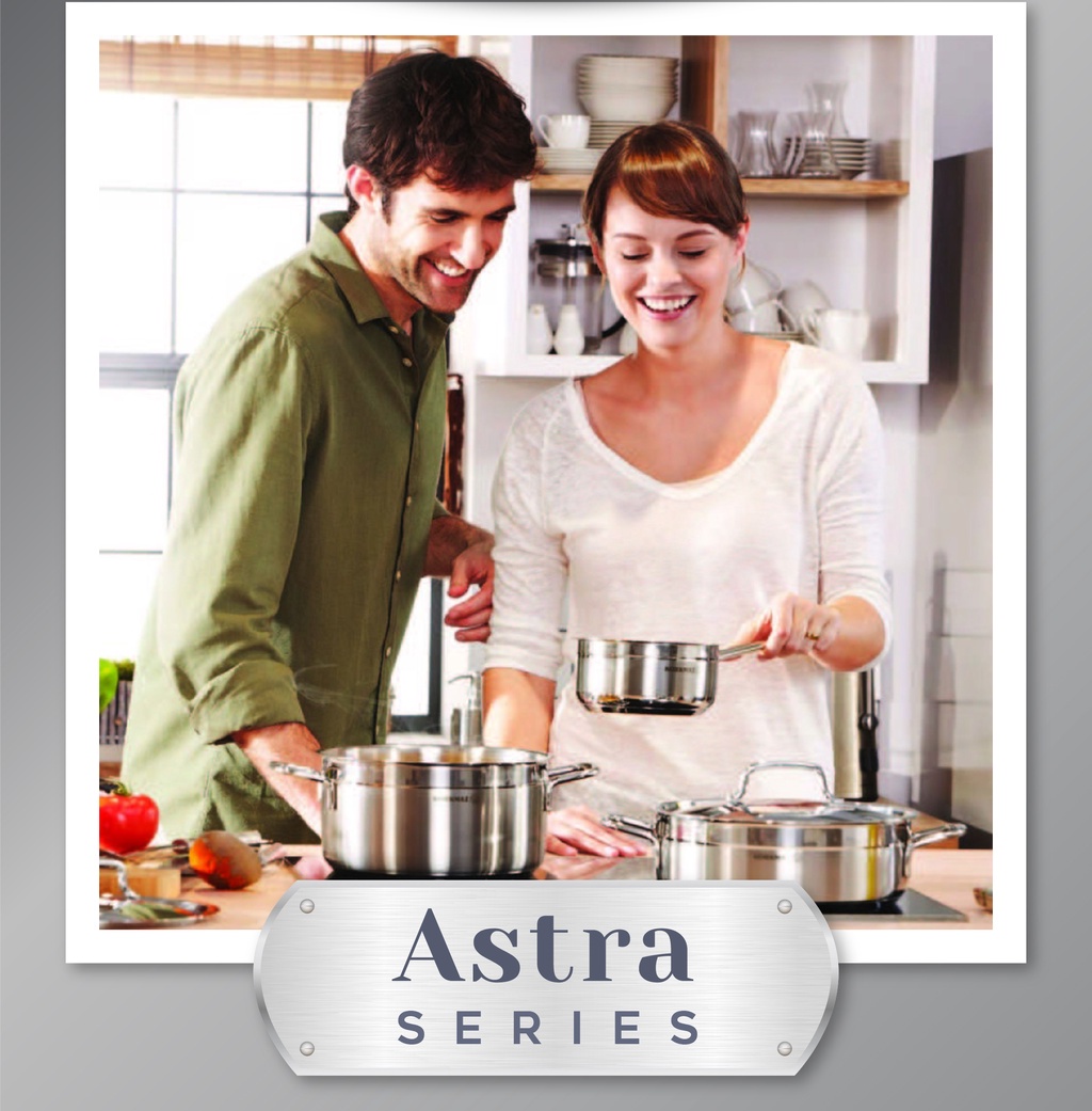Korkmaz Astra Stainless Steel Cookware Set (9 Pcs) | Shopee Malaysia