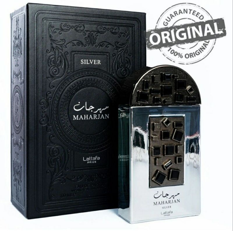 MAHARJAN Silver Edp 🌟 Original 100% Eau De Parfum 100 MI By Lattafa ...