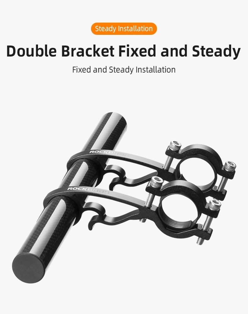 ROCKBROS Bicycle Handlebar Extension Frame 25CM MTB Mountain Bike ...