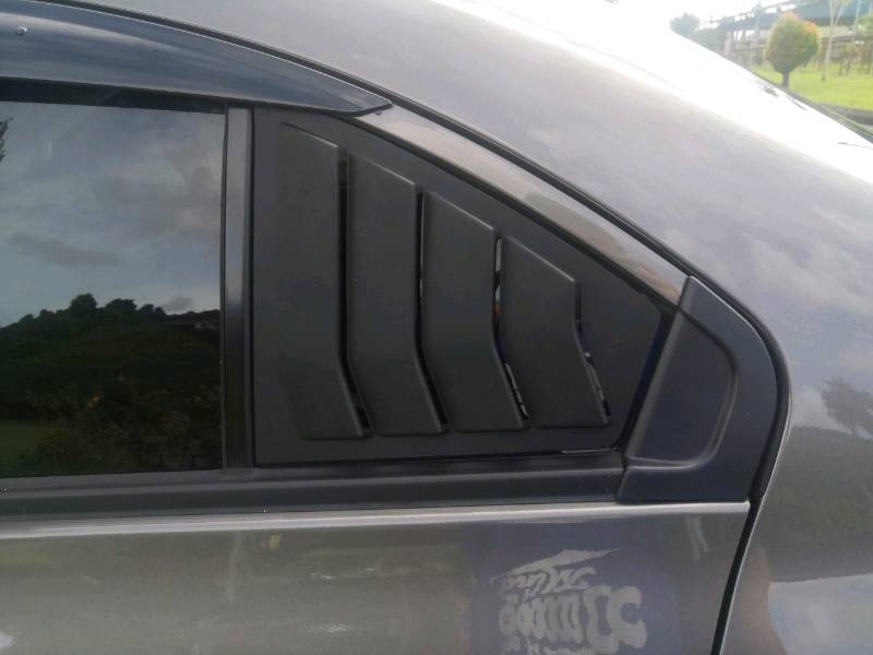 Proton Saga VVT MC1 MC2 2016 - 2025 Mustang Black Chrome Rear Window ...