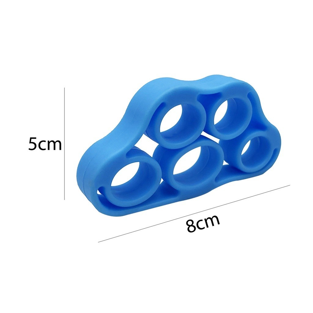 3PCS Silicone Finger Gripper Strengthener Trainer Elastic Hand Grip ...