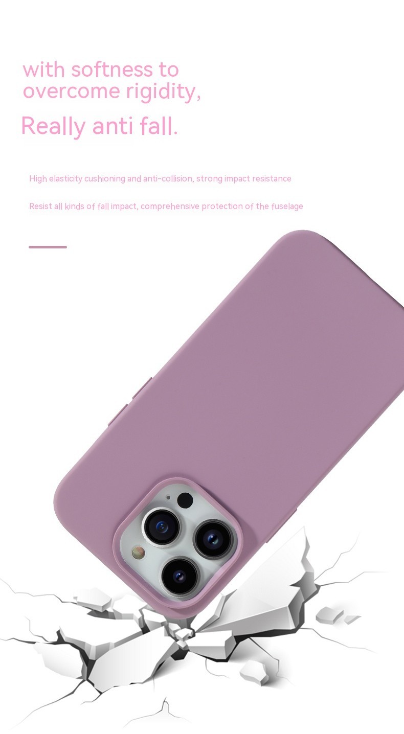 for iPhone 15 and 15 Plus Premium Colored Soft Liquid Silicone Gel ...