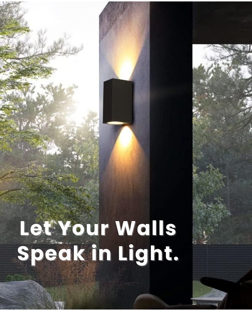 JSE W405 2X5W LED IP65 3000K Warm White Outdoor Lighting Up Down Wall ...