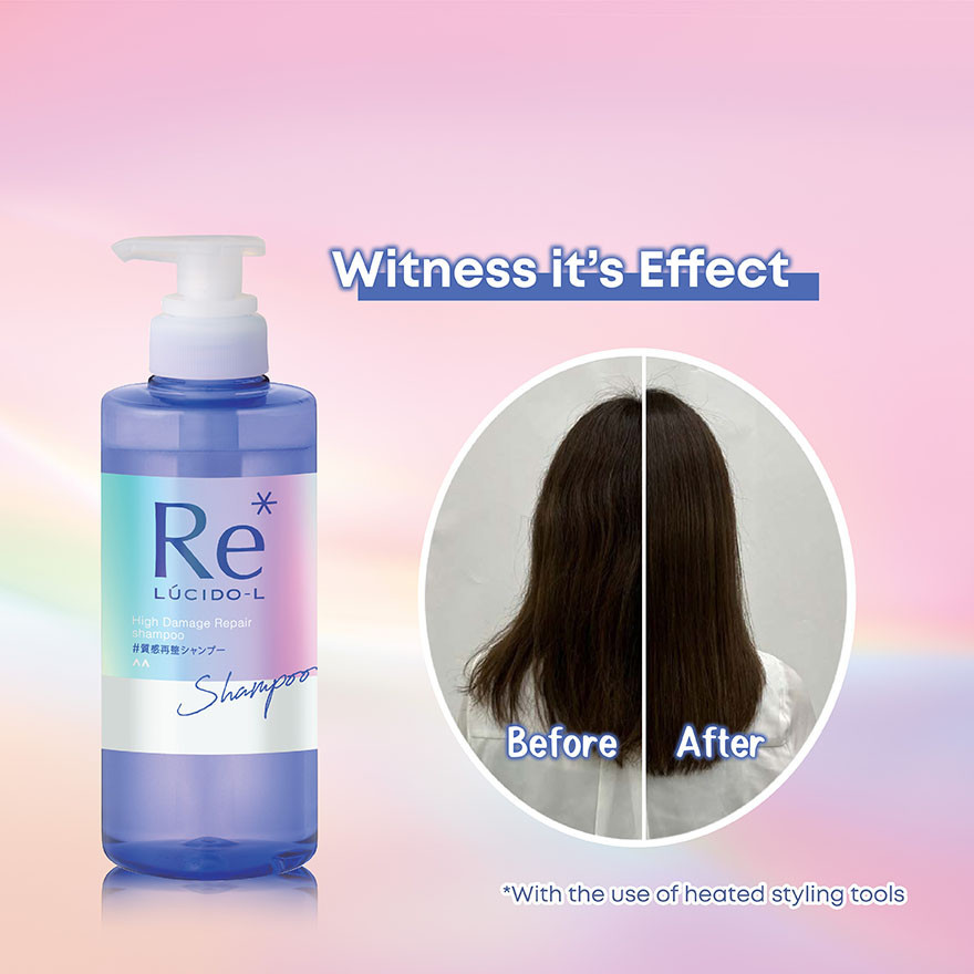 LUCIDO-L High Damage Repair Shampoo 380ml | Shopee Malaysia