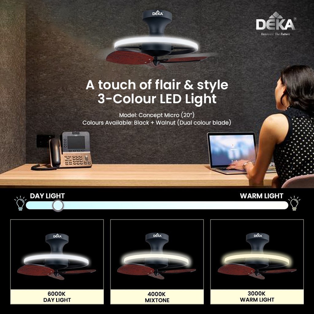 DEKA CONCEPT 1 Baby 42L Mini micro Series LED 20" 34" 42" 56" DC Motor ...