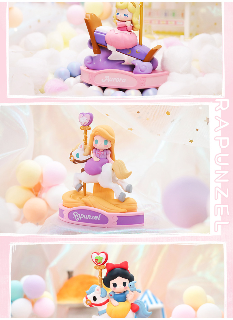 52TOYS Disney Princess Carousels Series Blind Box Figure Toy | Shopee Malaysia