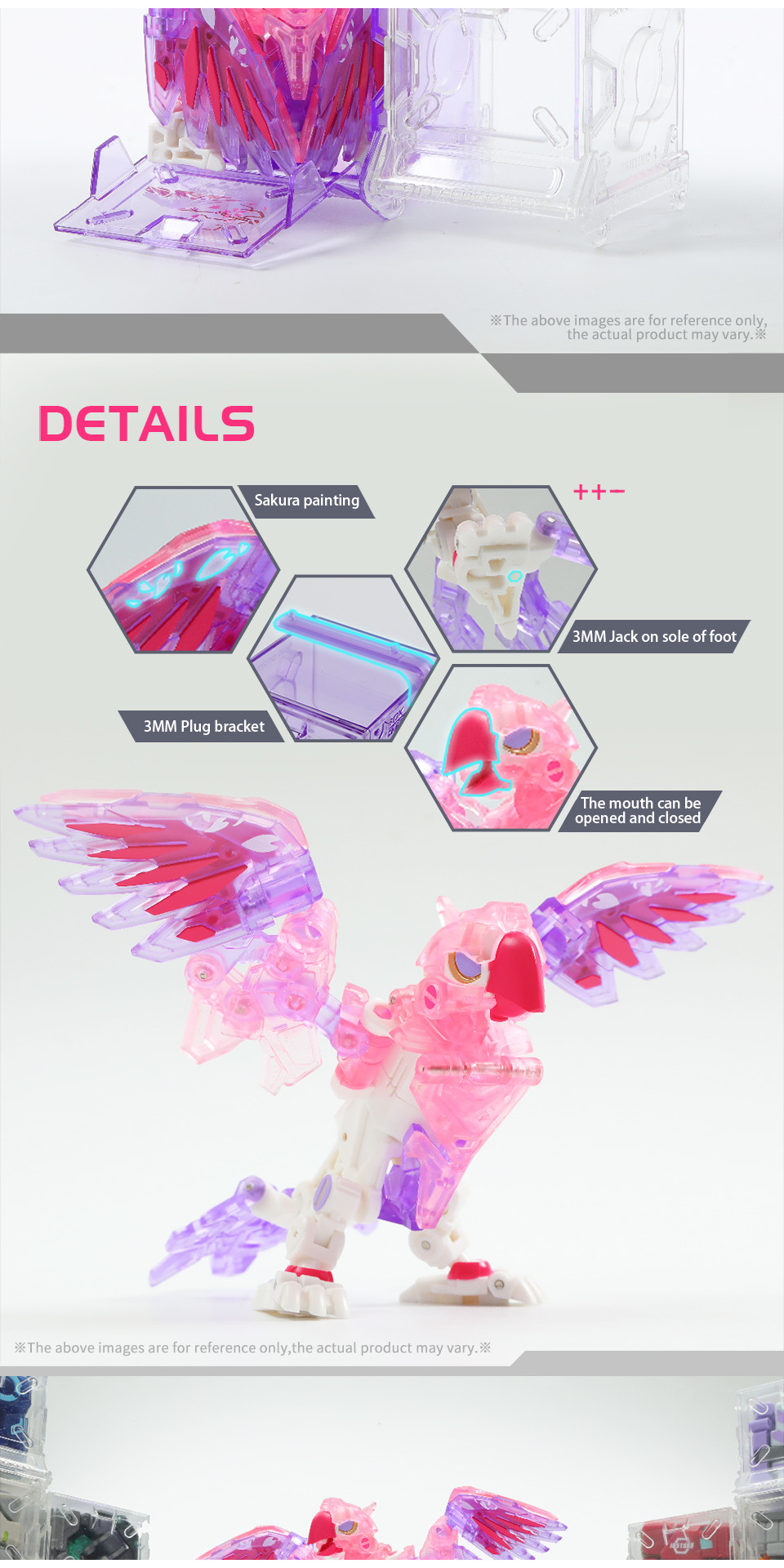 52TOYS BEASTBOX BB-10BL Blossom Mecha Deformation Action Figure ...