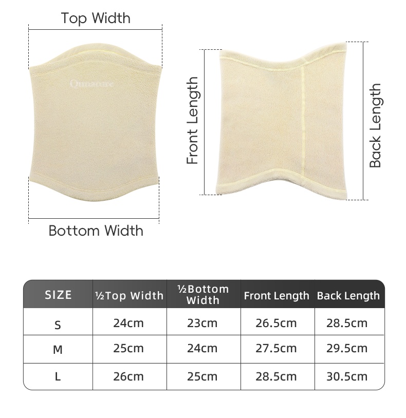 Qunature Winter Warming Ski Mask Polar Fleece Neck-protecting Outdoors ...